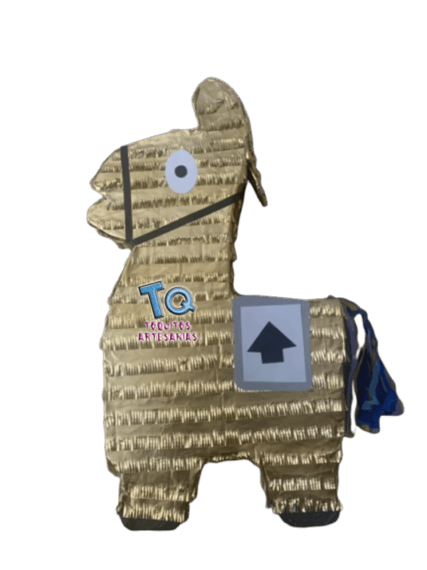 Piñata Llama fortnite Gold - Sakura Artesania ️